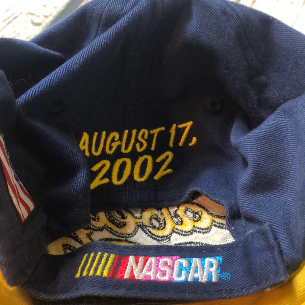 2002 Nascar Cabelas 250 Vintage Hat Blue Yellow - Gem